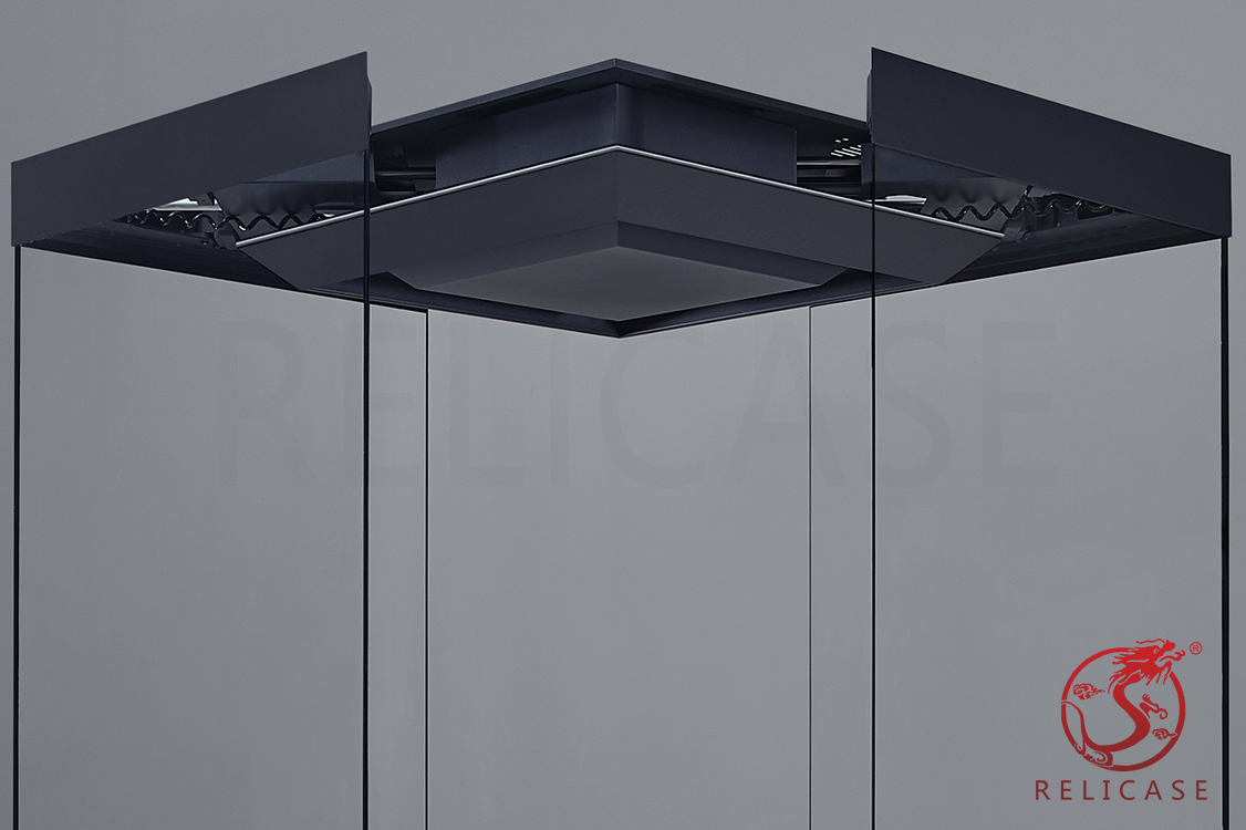 FS013 Automatic Diagonal open freestanding case – Relicase-Museum ...